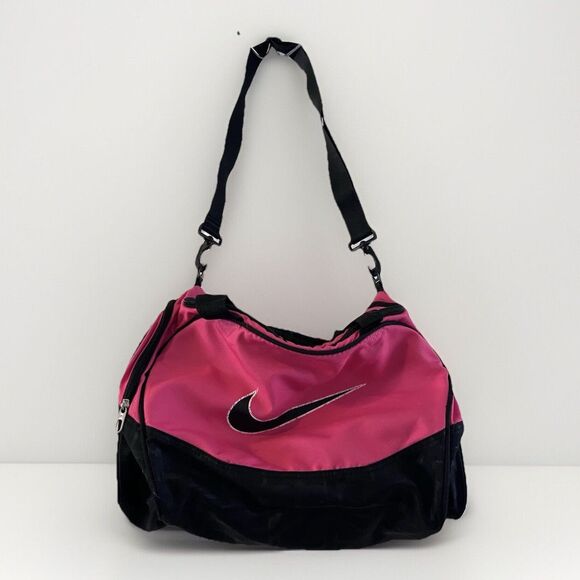 Nike | Bags | Nike Swoosh Gym Duffel Bag Shoulder Strap Mean Girls Pink ...